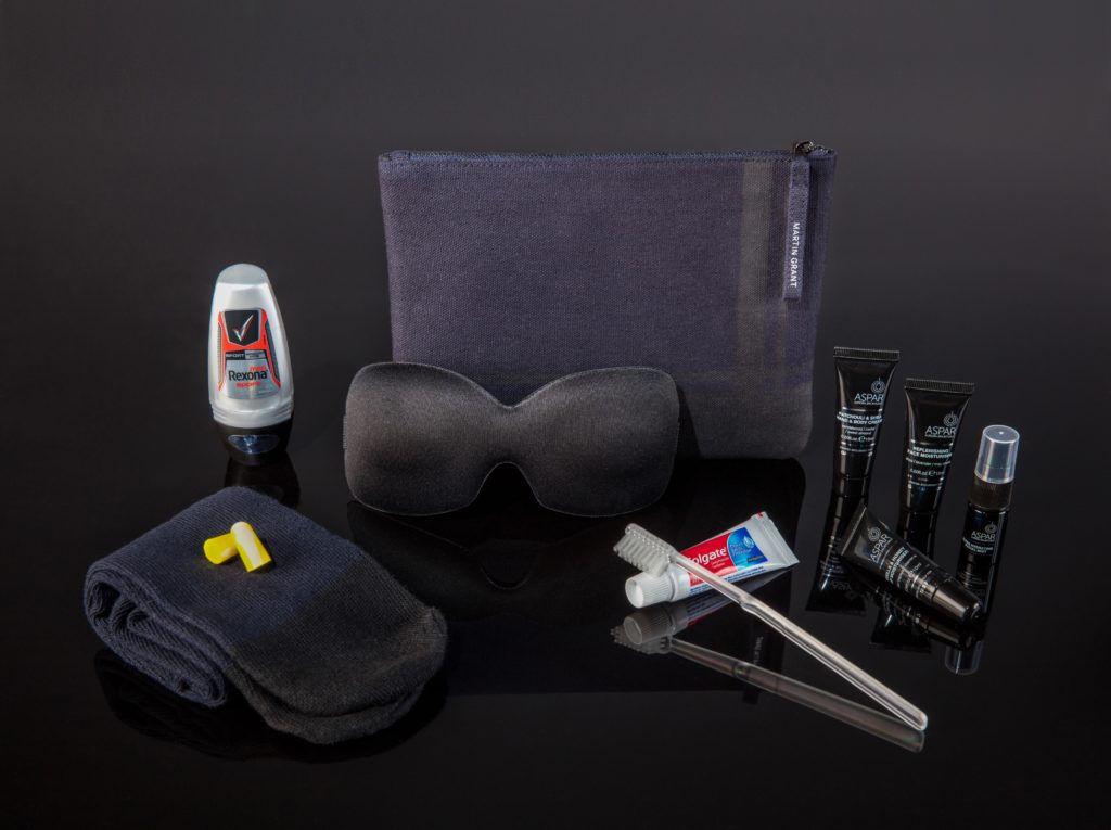 New Pajamas and Amenity Kits for Qantas First Class!