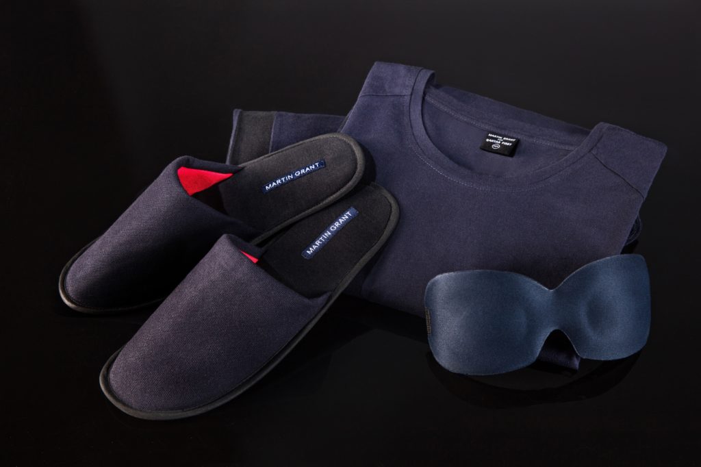 New Pajamas and Amenity Kits for Qantas First Class!