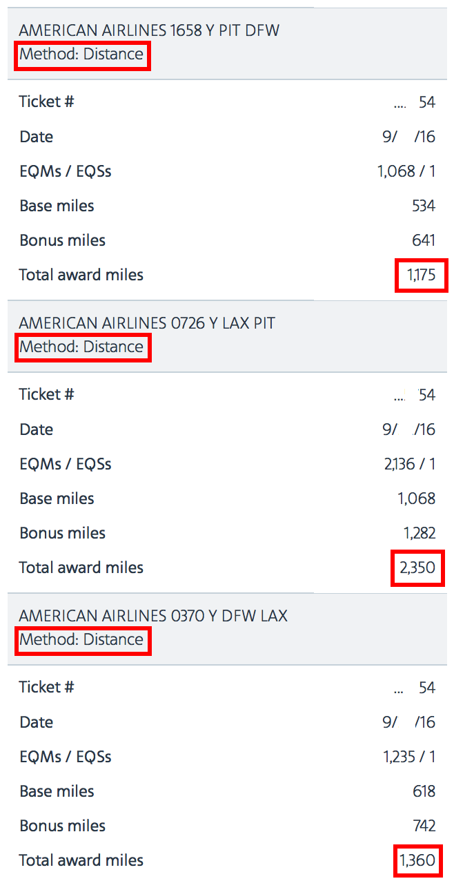 A Trick to Earn AA Miles by Distance and "Bypass" EQD Requirements ...