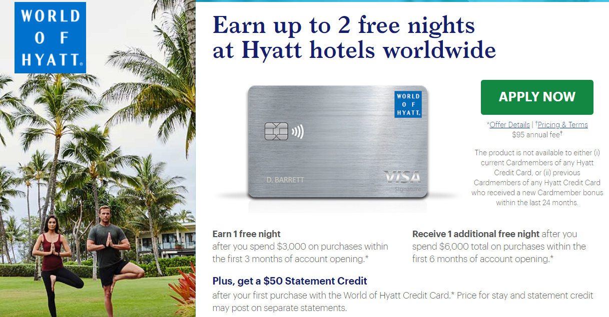 Chase Hyatt Card Bonus Now Offers Either Free Nights Or Points