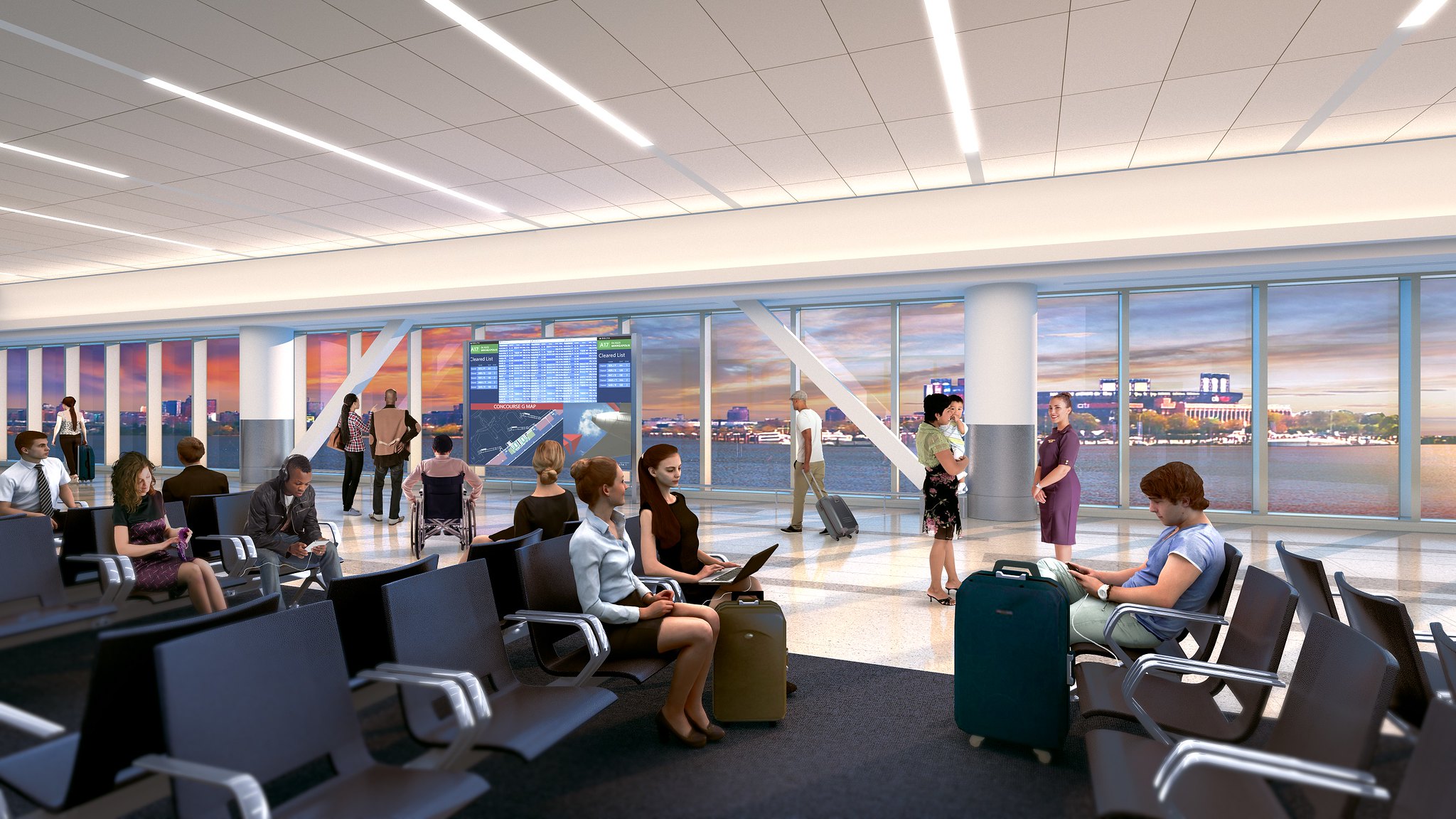 Gorgeous: Delta Unveils New LaGuardia Airport Terminal