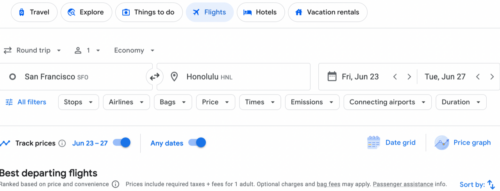 How to Set a Google Flights Alert